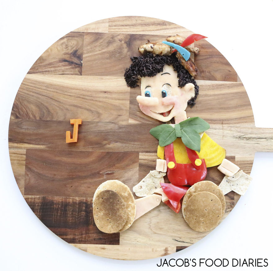 Australian Mom Turns Heathy Food into Edible Artwork